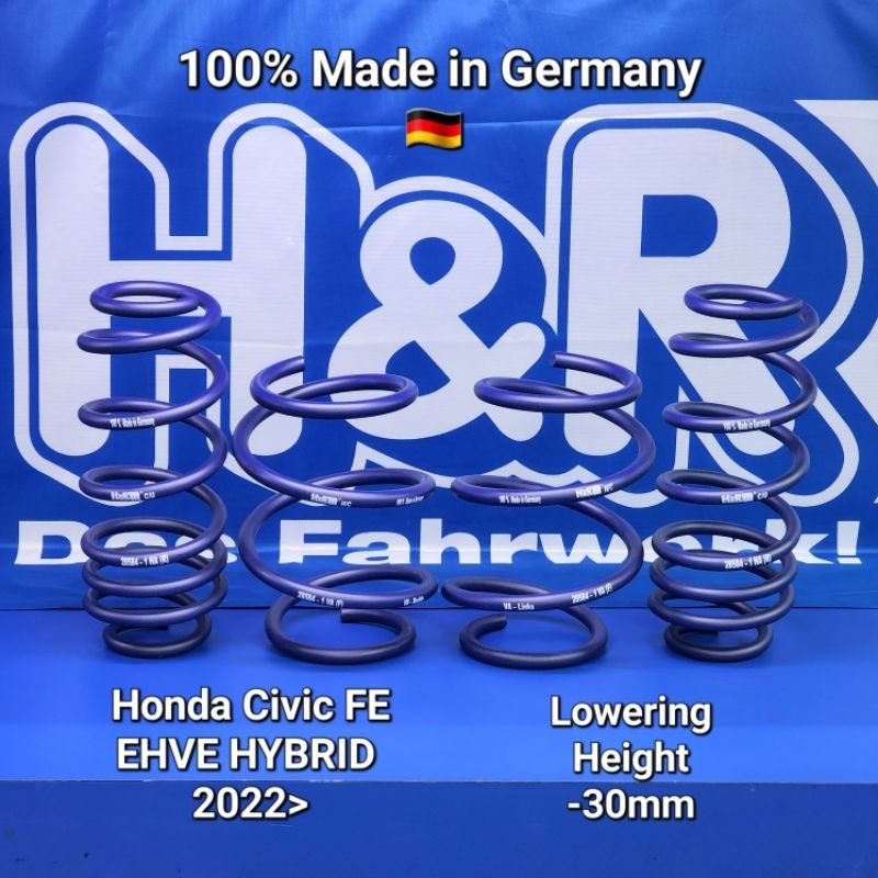Honda Civic FE E-HEV HYBRID - H&R Sport Springs | Shopee Malaysia