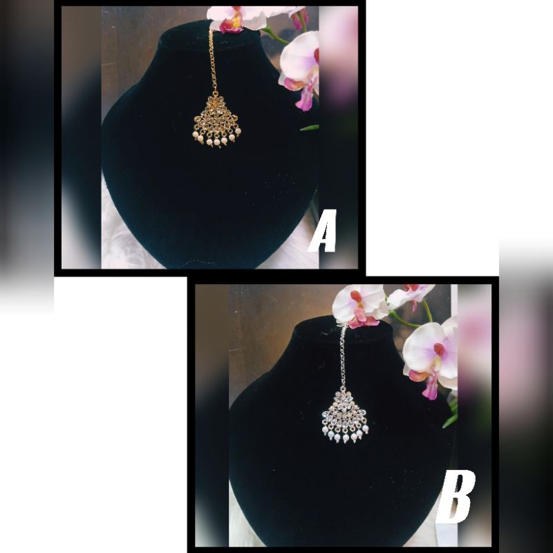 (Ready Stock)Indian Traditional Forehead Accessories/Mang Tika/Netti ...