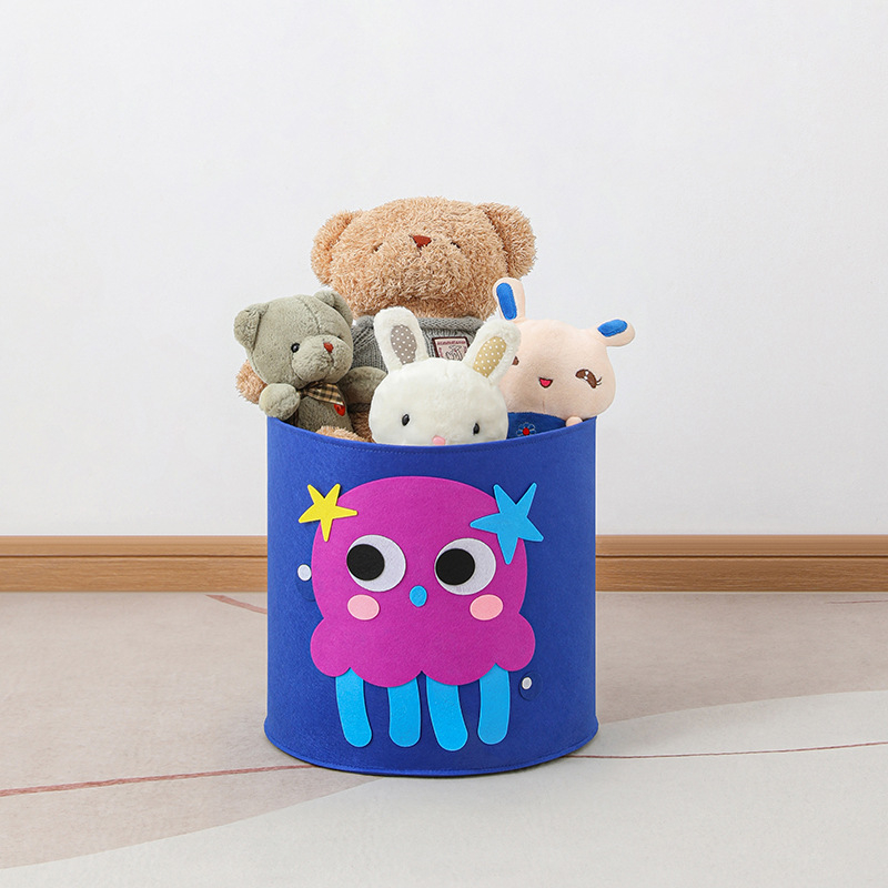 Animal Cartoon Design Foldable Storage Basket Toy Organizer Laundry ...