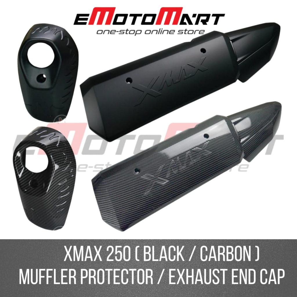 YAMAHA XMAX250 EKZOS EXHAUST END CAP MUFFLER PROTECTOR SETS(SUPER DEAL ...