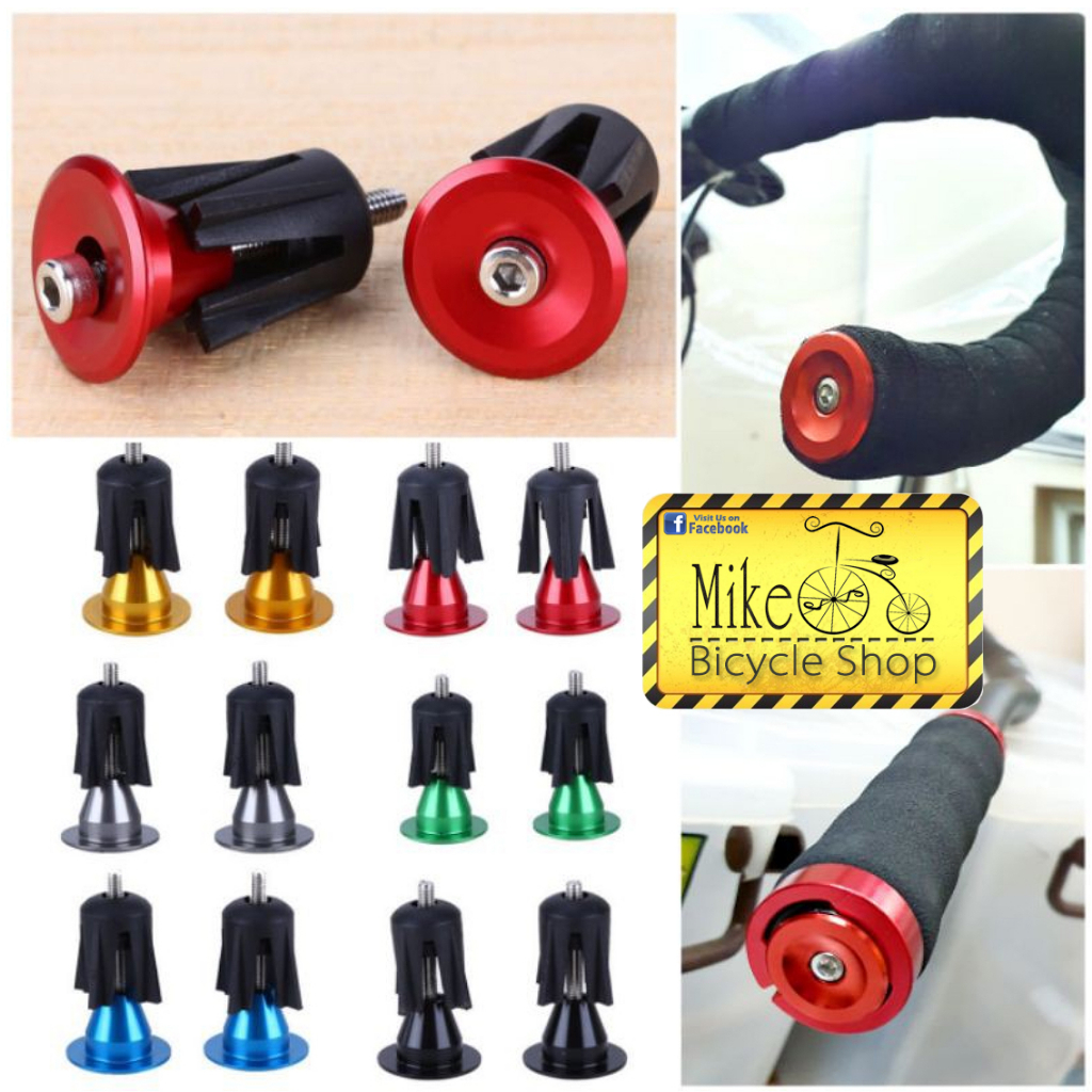 Handlebar End Plug Bicycle Bike Basikal Bar Plug Handle End Cap ...