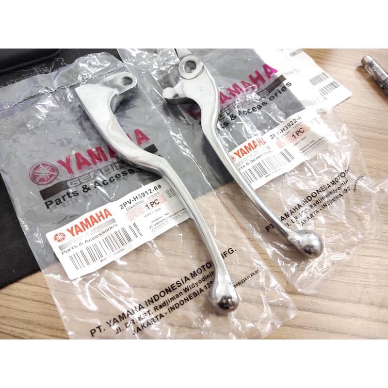 YAMAHA Y15ZR BRAKE CLUTCH LEVER CHROME SET PNP Y16ZR Y15 LC135 LC5S Y125ZR KLATCH TANGAN BREAK ...