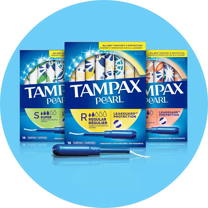 Tampon Tampax Tampon Super Absorbent Radiant Cotton Core Cardboard ...