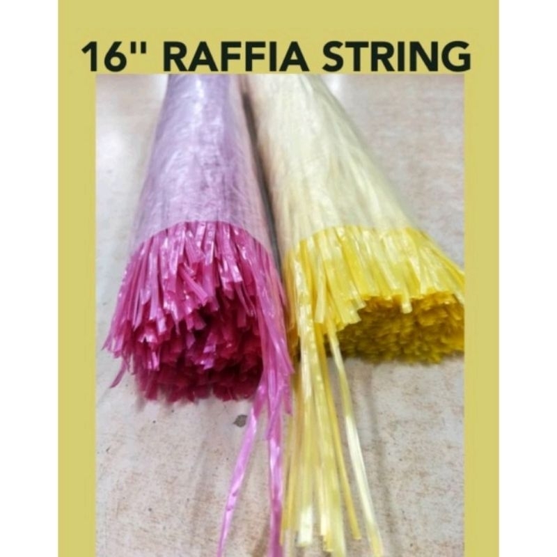 Tali Rafia Ikat Tapao / 16" Raffia String / 16" Tali / Tali Belum Ikat ...