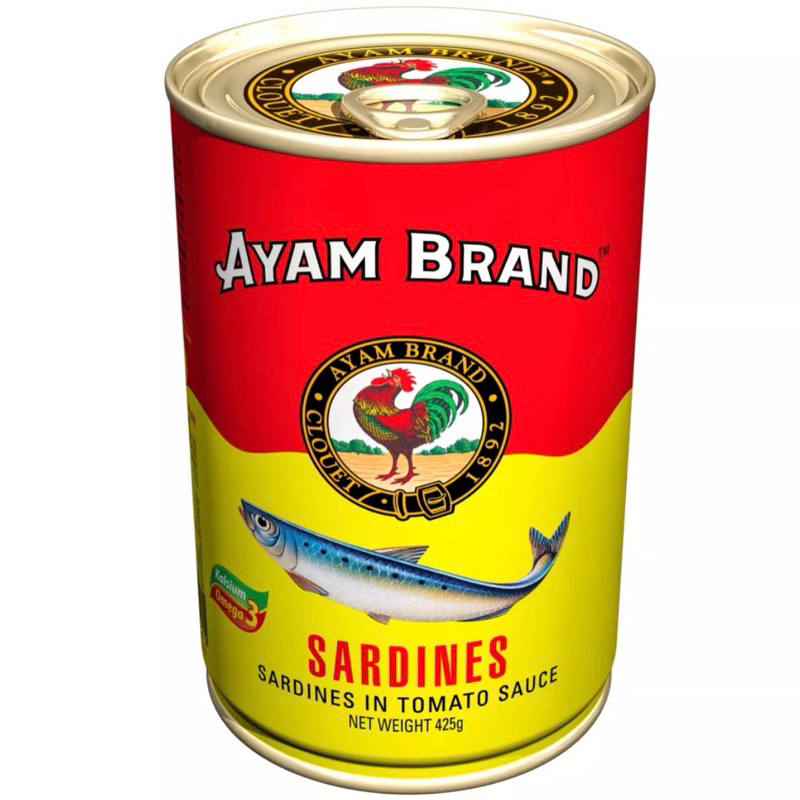Ayam Brand Sardines Mackerel Mackerel Cili in Tomato Sauce 425g | Shopee Malaysia