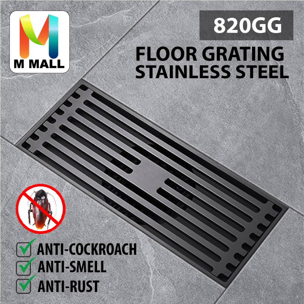 Bathroom Toilet Gun Grey Stainless Steel Rectangle Fenced Floor Grating ...