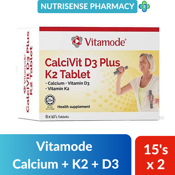 Vitamode Calcium K2 D3 Tablet - 60's | Shopee Malaysia