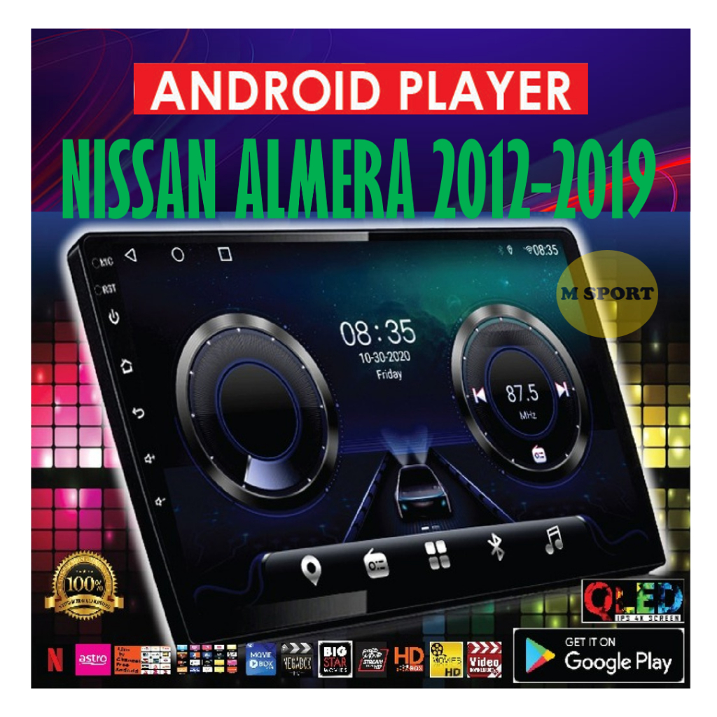 NISSAN ALMERA 2012-2019 9'' (360 CAMERA 8GB RAM 128GB CARPLAY 4G SIM ...