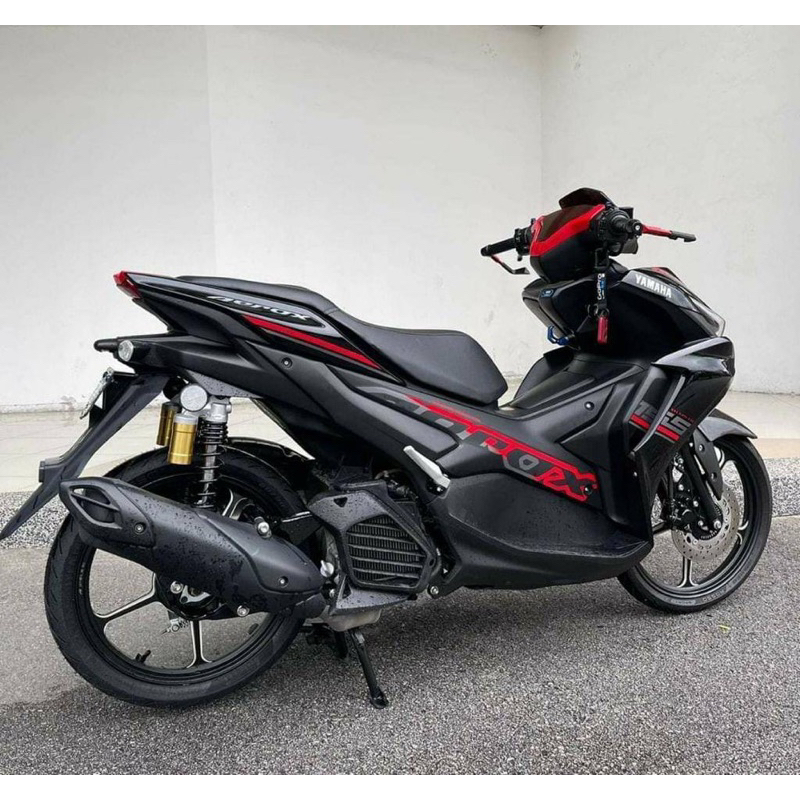 NVX V2 AEROX BLACK RED 2022 ORIGINAL INDONESIA | Shopee Malaysia