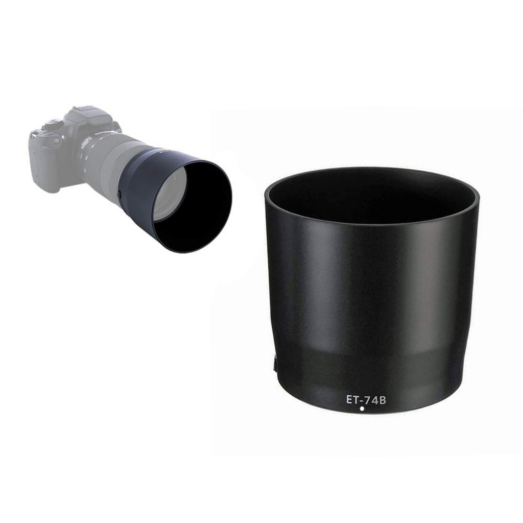 Lens Hood ET-74B Bayonet Mount Sun Shade for Canon EF 70-300mm f/4-5.6 ...