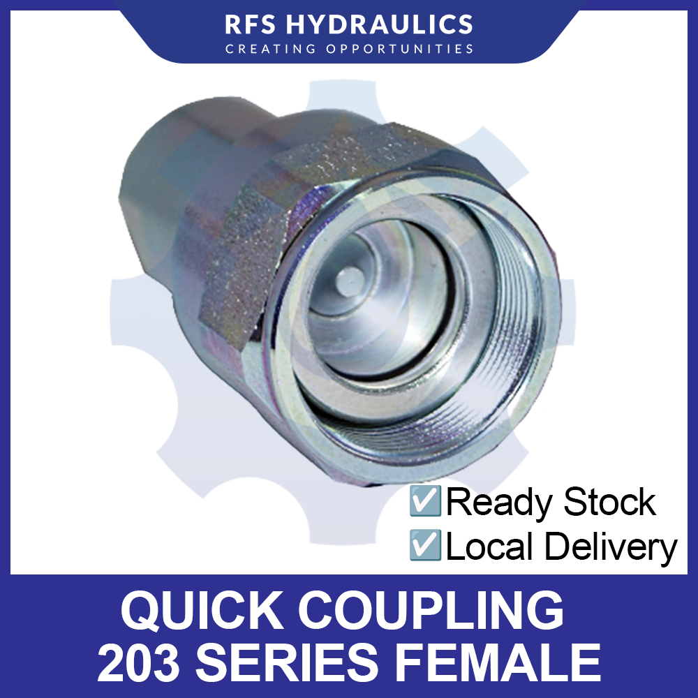 RFS Carbon Steel, 203 Series 1/4" to 1" BSPP or NPT Thread Female x ...