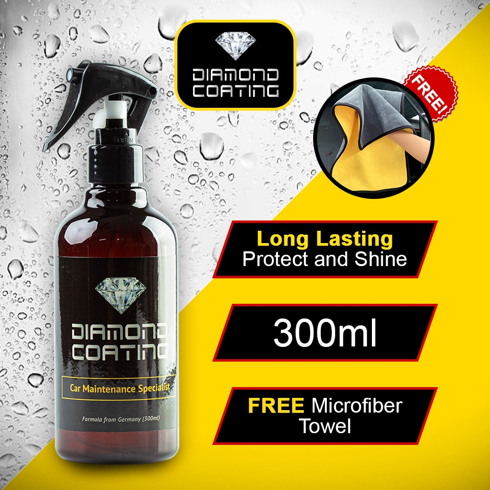 Diamond Coating 300ml Ceramic Quick Coating Spray Car Polish Headlamp ...