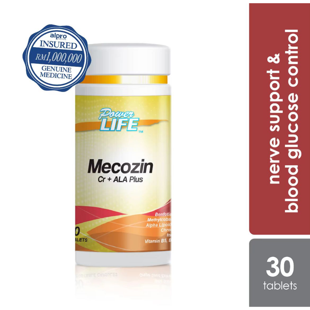 Powerlife Mecozin Cr + ALA Plus(Nerve Health)-30s (Exp. Date: 02/2024 ...