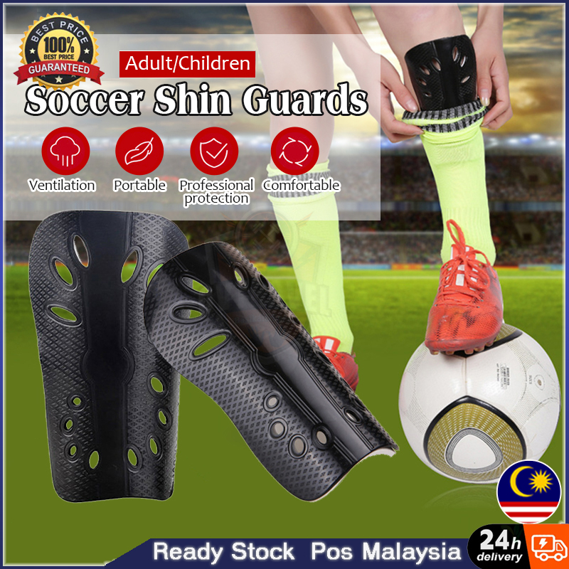 1Pair Soccer Shin Guards Pads Adult / Kids Socks Pads Protect Knee Calf ...