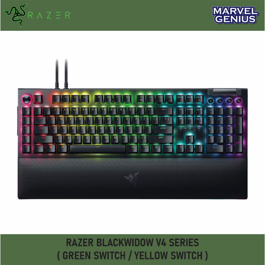 Razer Gaming KEYBOARDS I BlackWidow V4 X / V4 / V4 PRO Mechanical ...