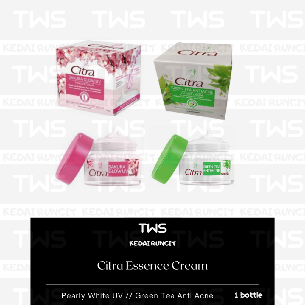 Citra Essence Cream Moisturizer pearl white UV Cream 40g | Shopee Malaysia