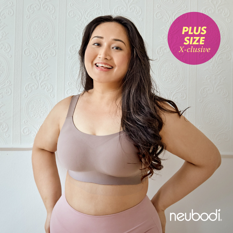 Neubodi TRUENAKED® Comfy Seamless Wireless CurveUp Bra Plus Size Friendly | Shopee Malaysia