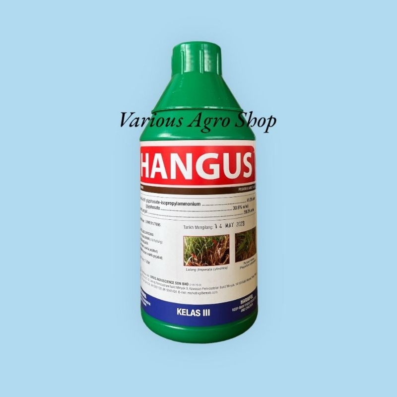 1L HANGUS Glyphosate 41% Weed Killer Herbicide Racun Rumput | Shopee ...