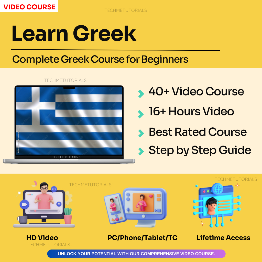 Learn Greek for Beginners [40+ Lessons Video Tutorial] | Learn Language ...