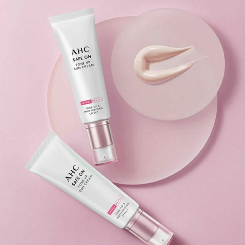 AHC Safe On Tone Up Sun Cream -50ml | Shopee Malaysia
