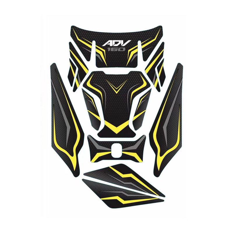 Tank PAD HONDA NEW ADV 160 TANK PAD Carbon & Cutting Sticker spedo ...