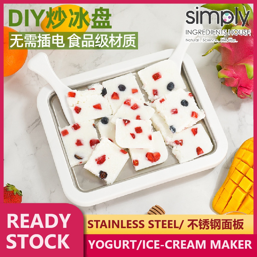 Ice Cream Roll Maker Machine Aiskrim Maker Ais Krim Gulung Mesin Mini ...