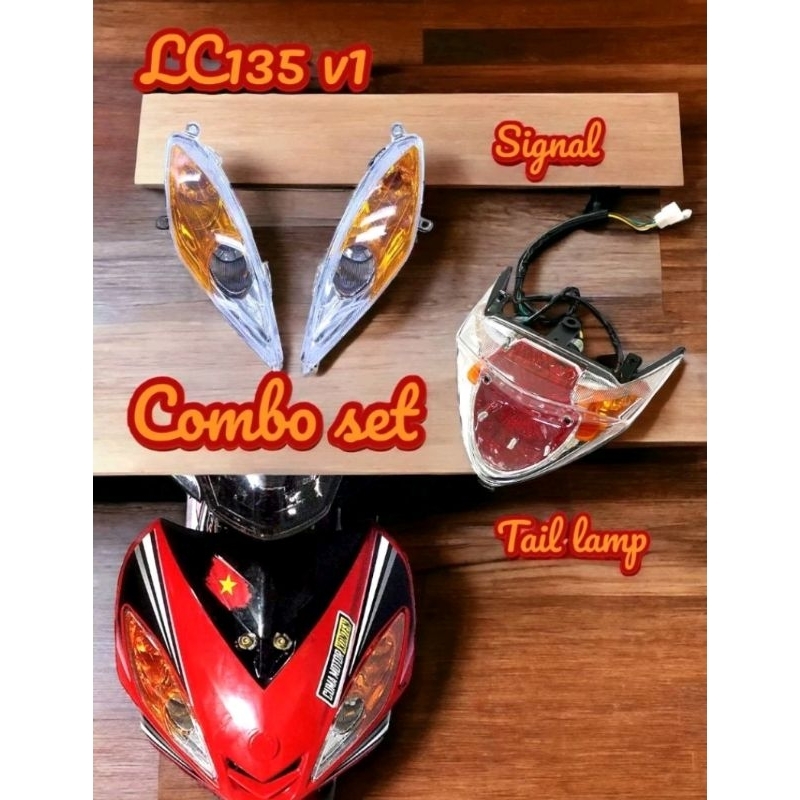 Yamaha LC135 V1 Vietnam Style Front Signal Exciter135 Signal Depan @ Tail Lamp Vietnam Signal ...