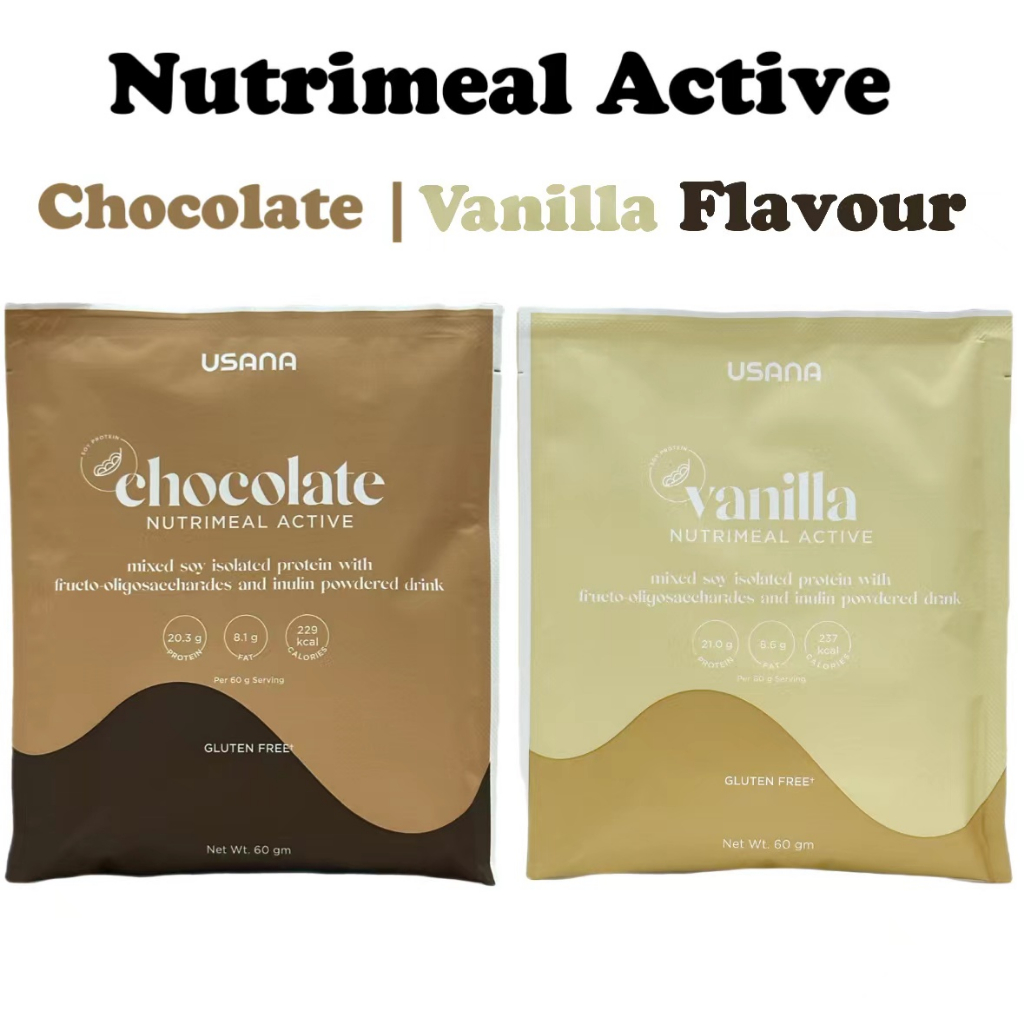 🔥usana🔥 Nutrimeal Active Meal Replacement Shake Vanilla / Chocolate ...