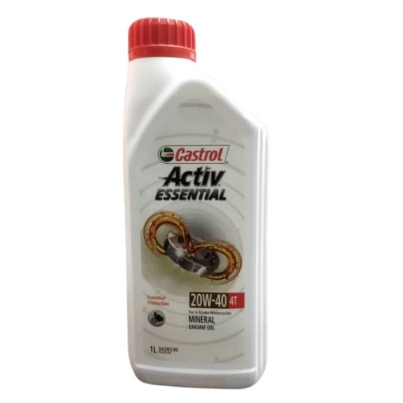 CASTROL ESSENTIAL 4T 20W40 100% ORIGINAL | Shopee Malaysia