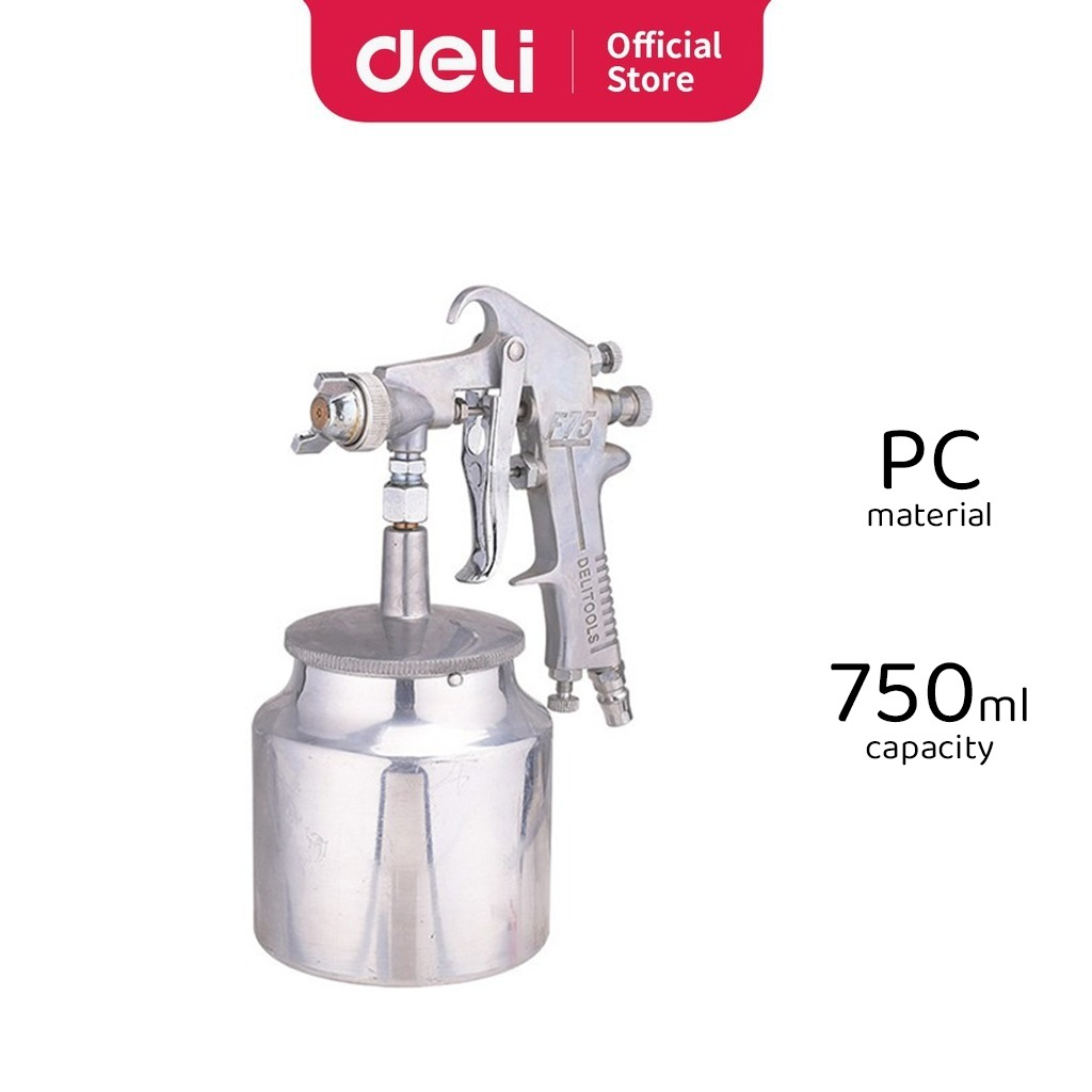 Deli Tools DLPQ4 Paint Spray Gun PC Material (750ml) | Shopee Malaysia