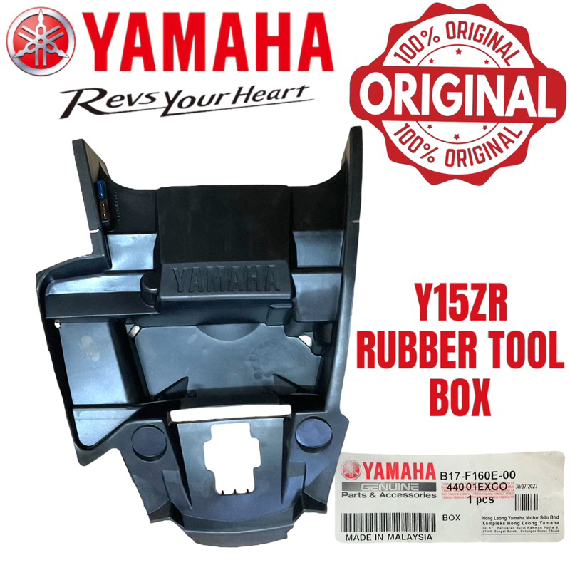 YAMAHA Y15ZR Y15Z Y15 (B17) 100% ORIGINAL RUBBER TOOL BOX LUGGAGE UNDER ...