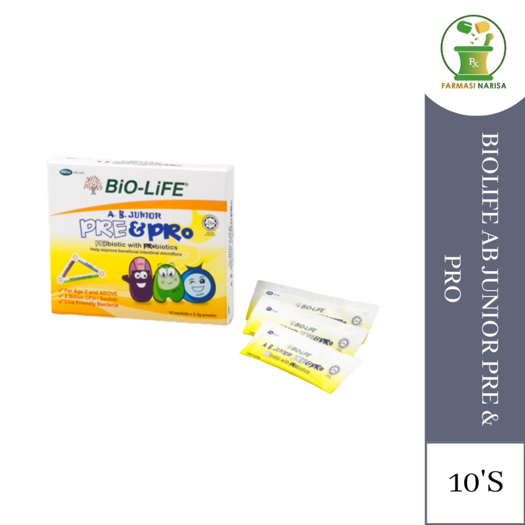 BIOLIFE AB JUNIOR PRE & PRO 10 SACHET | Shopee Malaysia