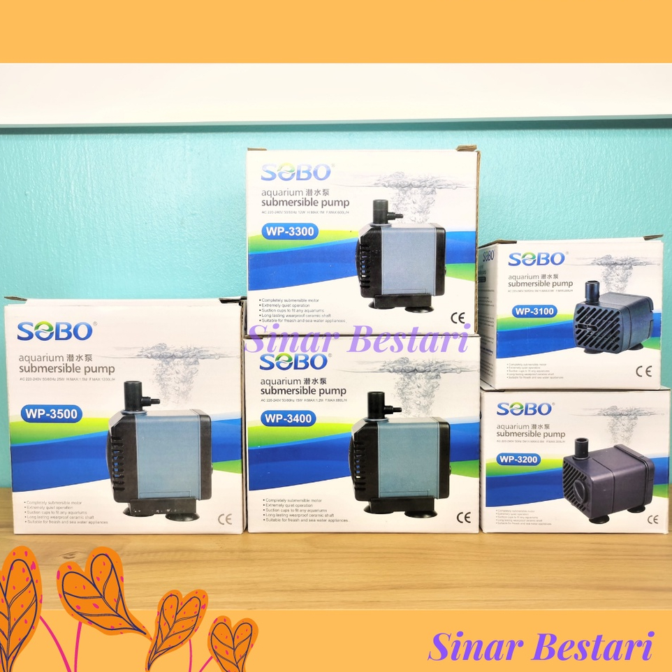 SOBO Mini Water pam Aquarium Submersible Akuarium Pump 鱼缸迷你水泵 Air ...