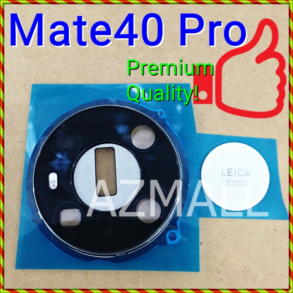 (2 Colors) NEW ORI Rear Camera Lens Glass Cover with Frame for HUAWEI ...