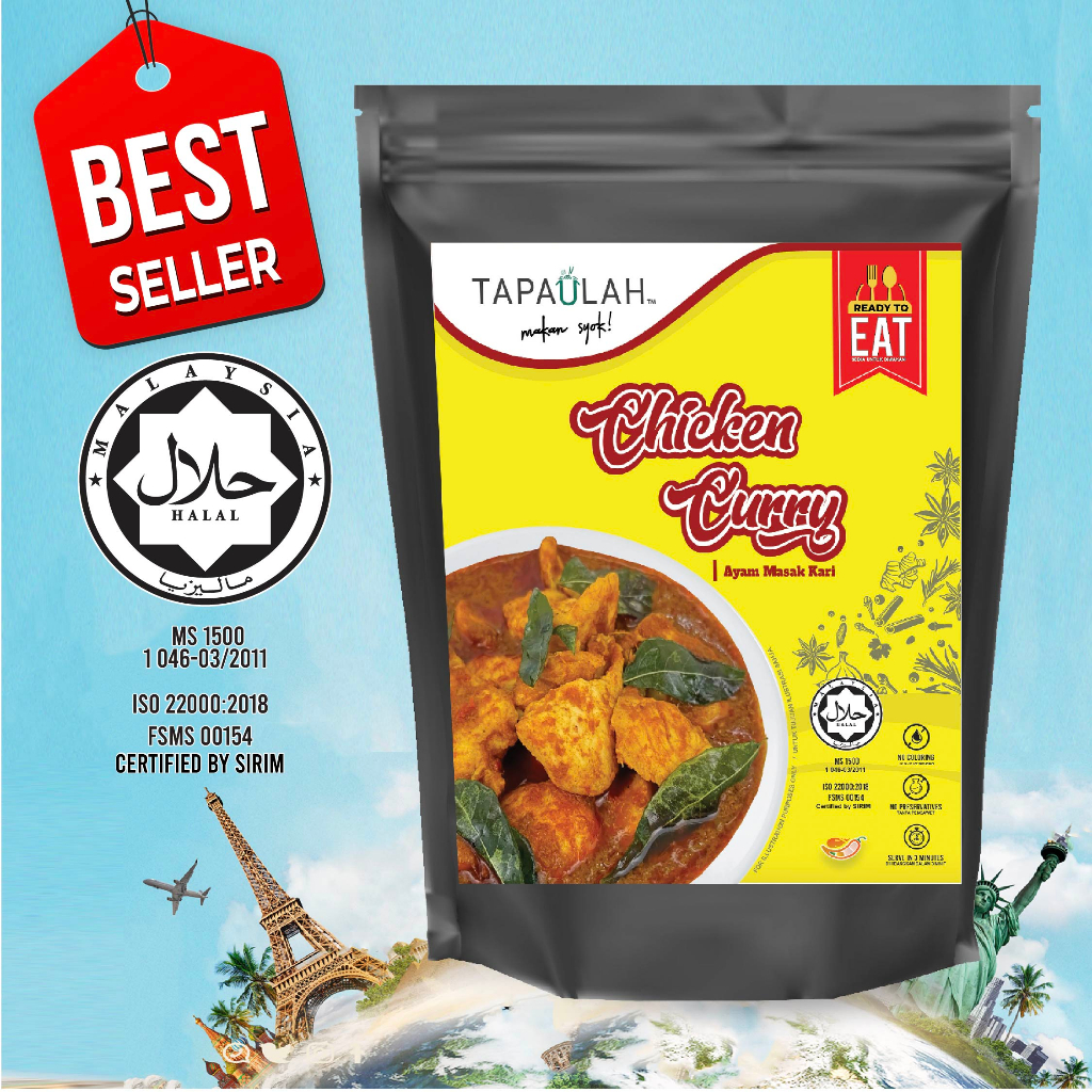 Ayam Masak Kari 160g (Halal, Tiada Pengawet dan Sedia untuk di Masak ...