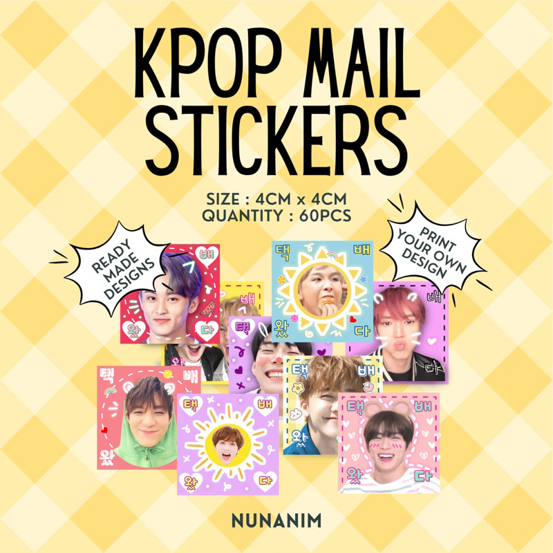60PCS KPOP MAIL STICKER | Shopee Malaysia