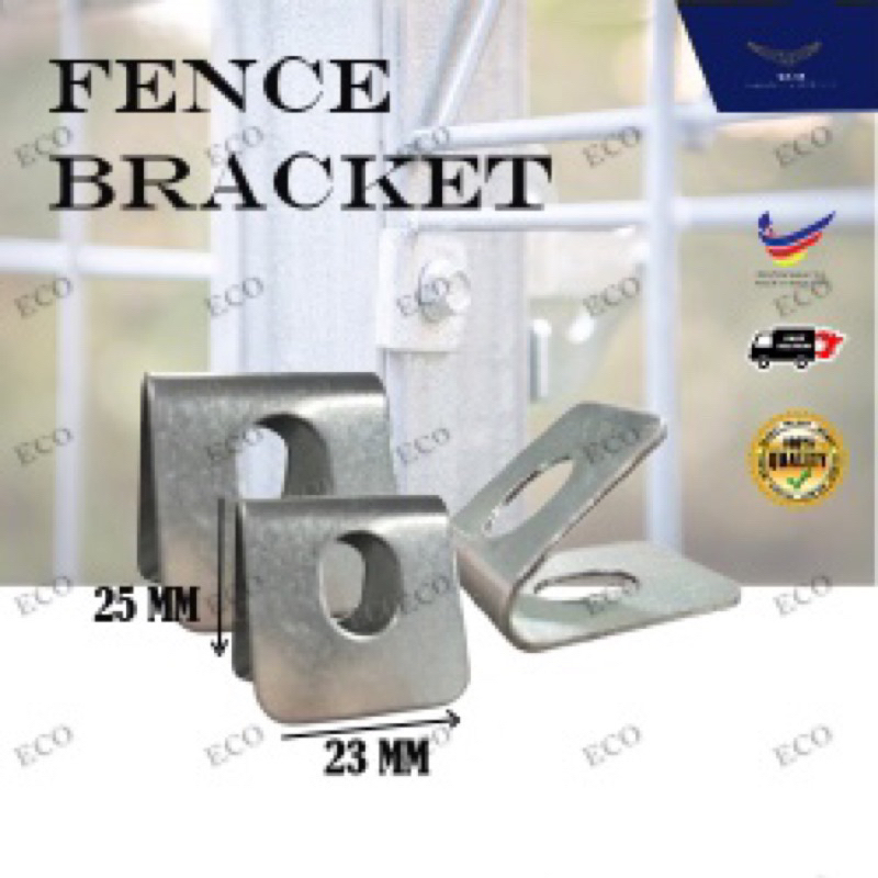 100pcs Galvanized BRC Fence U Clip Bracket Fence Bracket U Clip Fencing ...