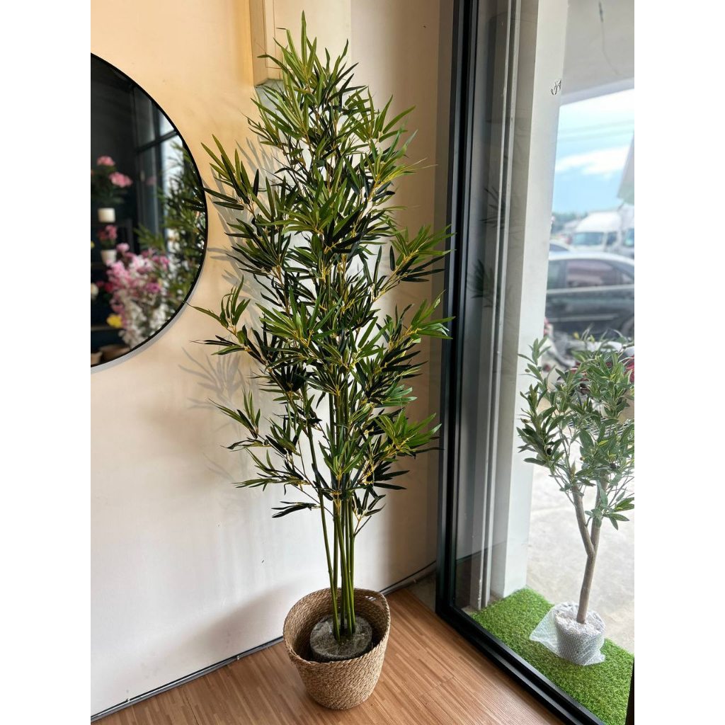 Bamboo Artificial Plant Decoration/Pokok Buluh Hiasan 180cm | Shopee ...
