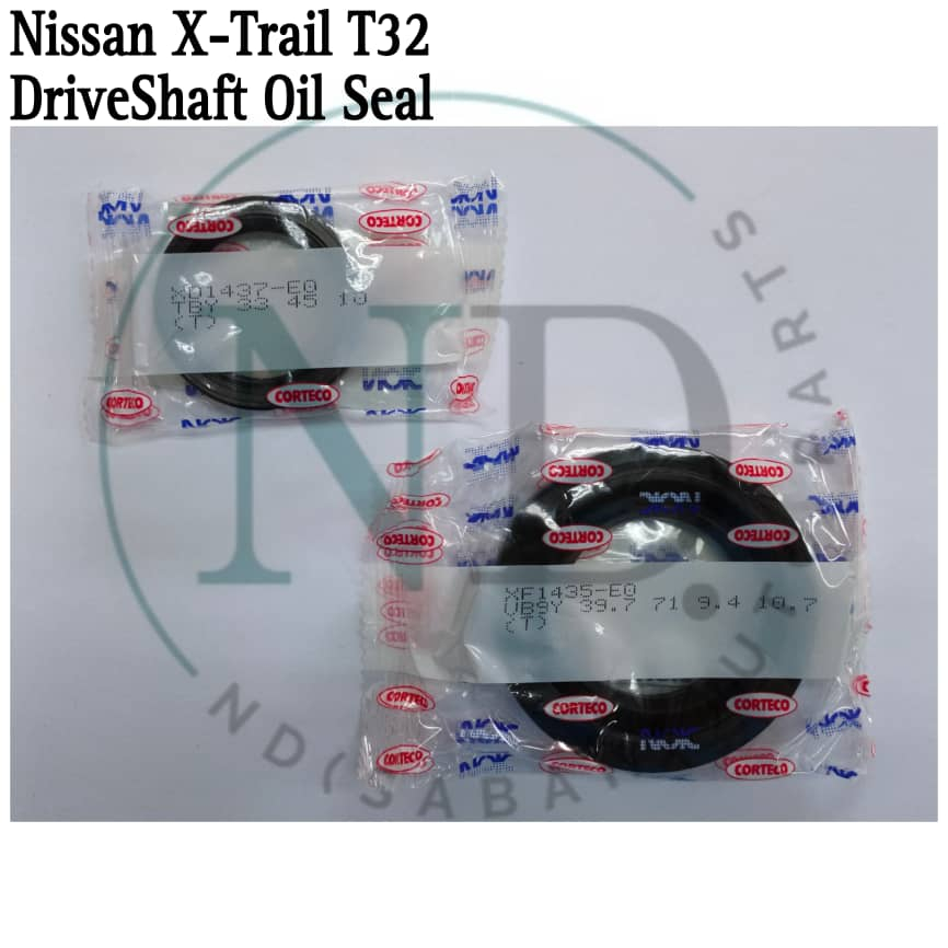 NISSAN X-TRAIL T32 DRIVESHAFT OIL SEALS XD1437E / XF1435E | Shopee Malaysia