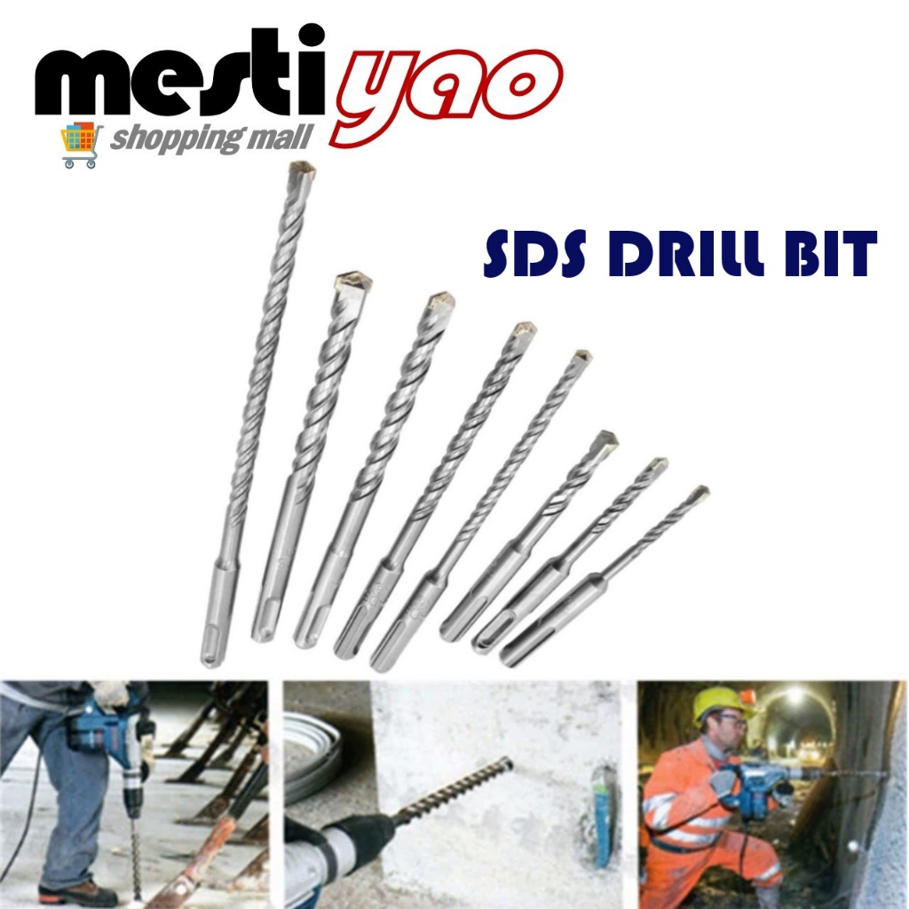 SDS DRILL BIT 5MM-16MM FOR CONCRETE DRILL BIT/MATA TEBUK | Shopee Malaysia