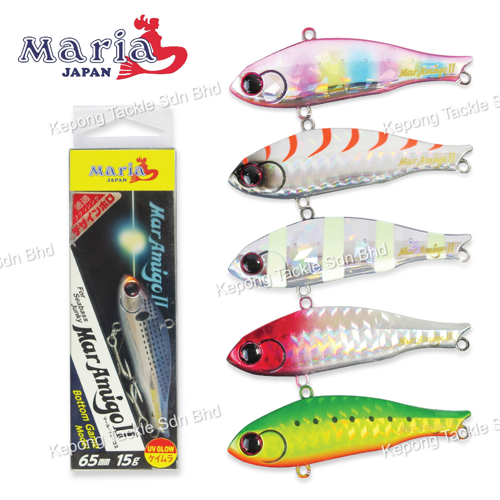 MARIA fishing lure MAR AMIGO II 65mm/80mm Sinking Bottom Game Lure ...