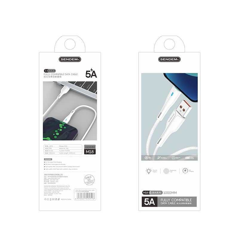 SENDEM M18 5A Cable | Shopee Malaysia