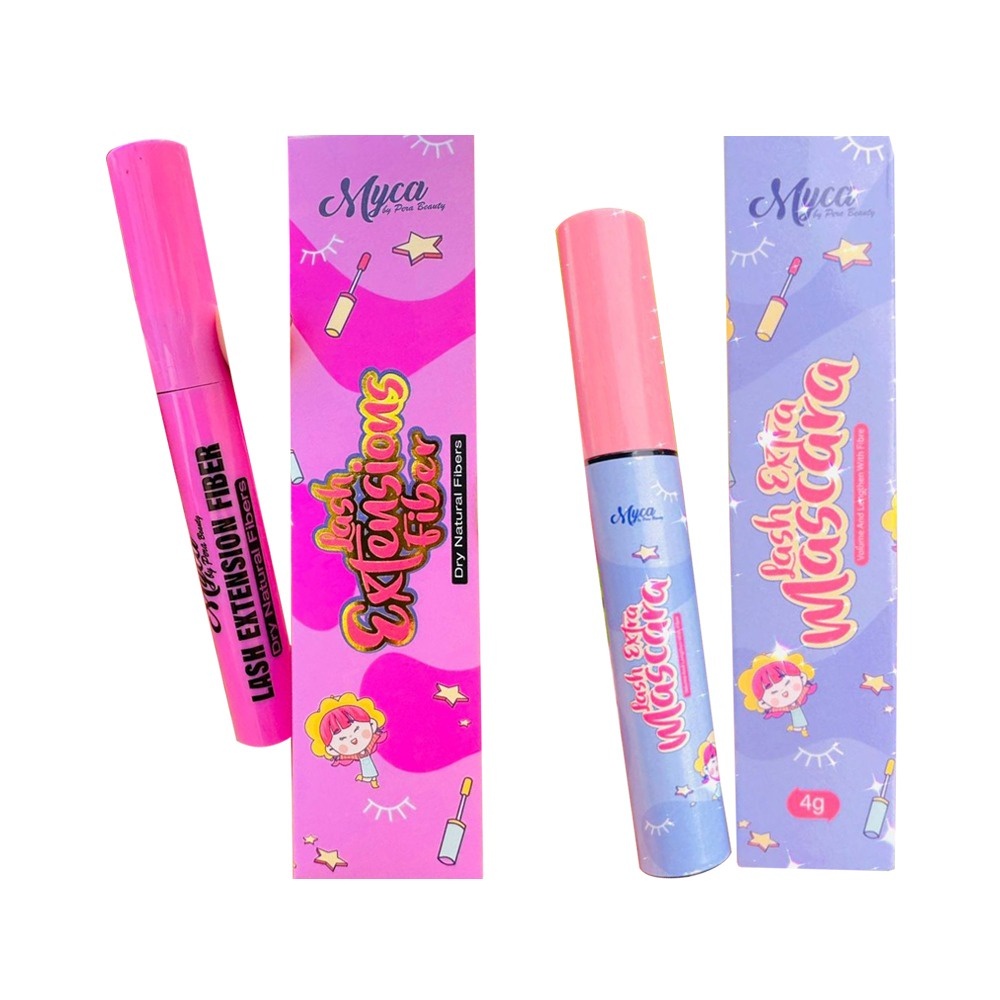 MYCA Mascara Lash Extra Lash Extensions Fiber ORIGINAL / WANSUE MASCARA ...