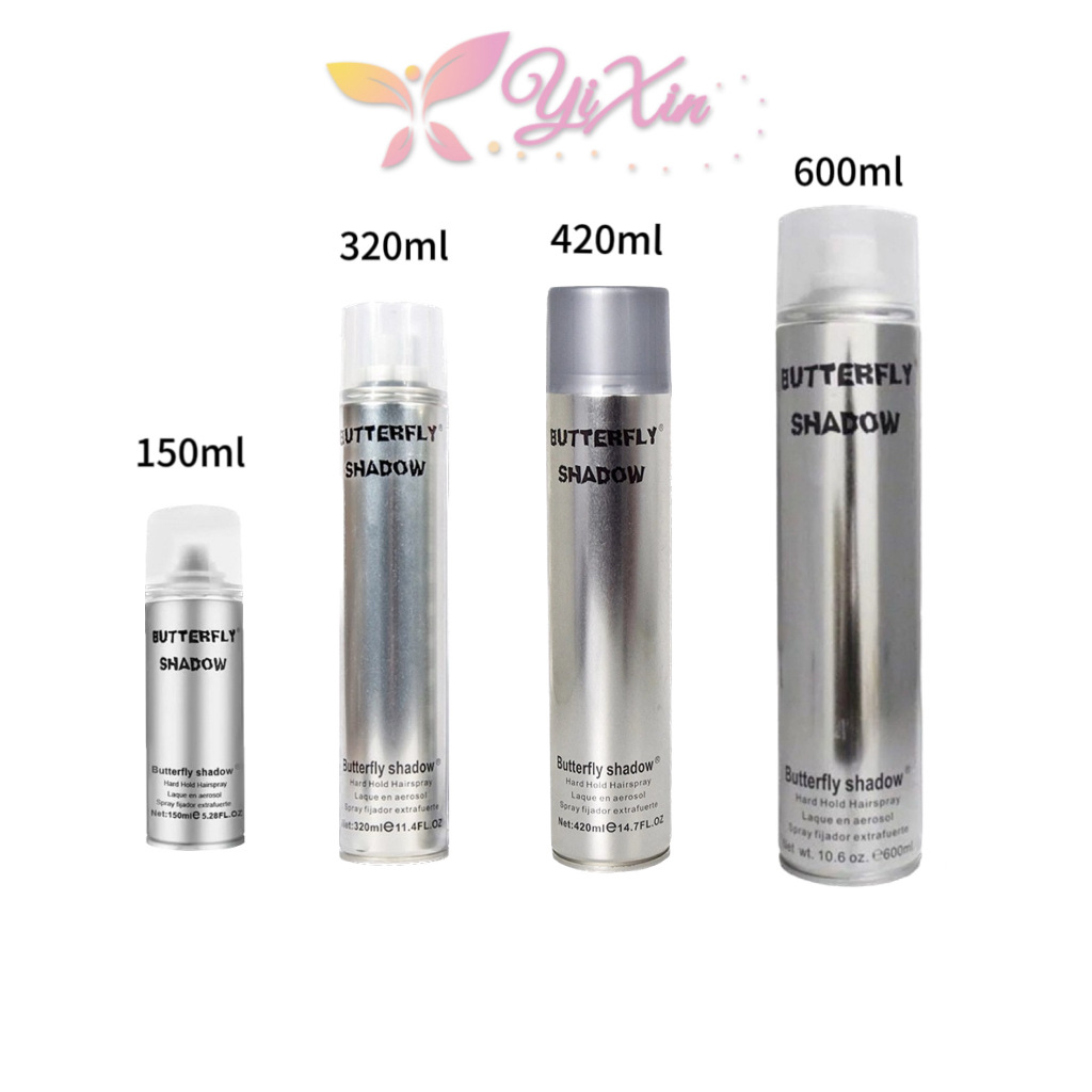 Butterfly Shadow Strong Hold Hair Spray 600ml/420ml/320ml/150ml | Shopee Malaysia
