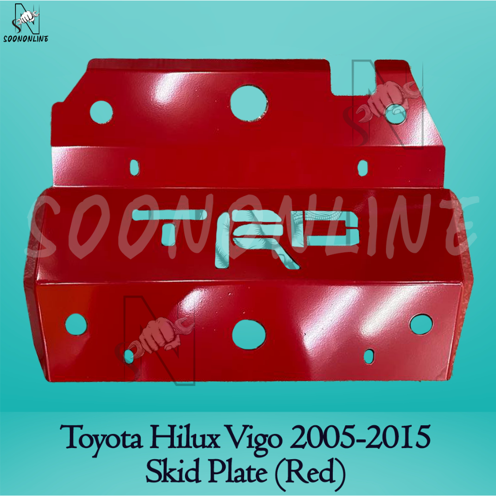 Hilux Vigo stone guard enjin cover enjin Skid plate red/ Vigo enjin ...