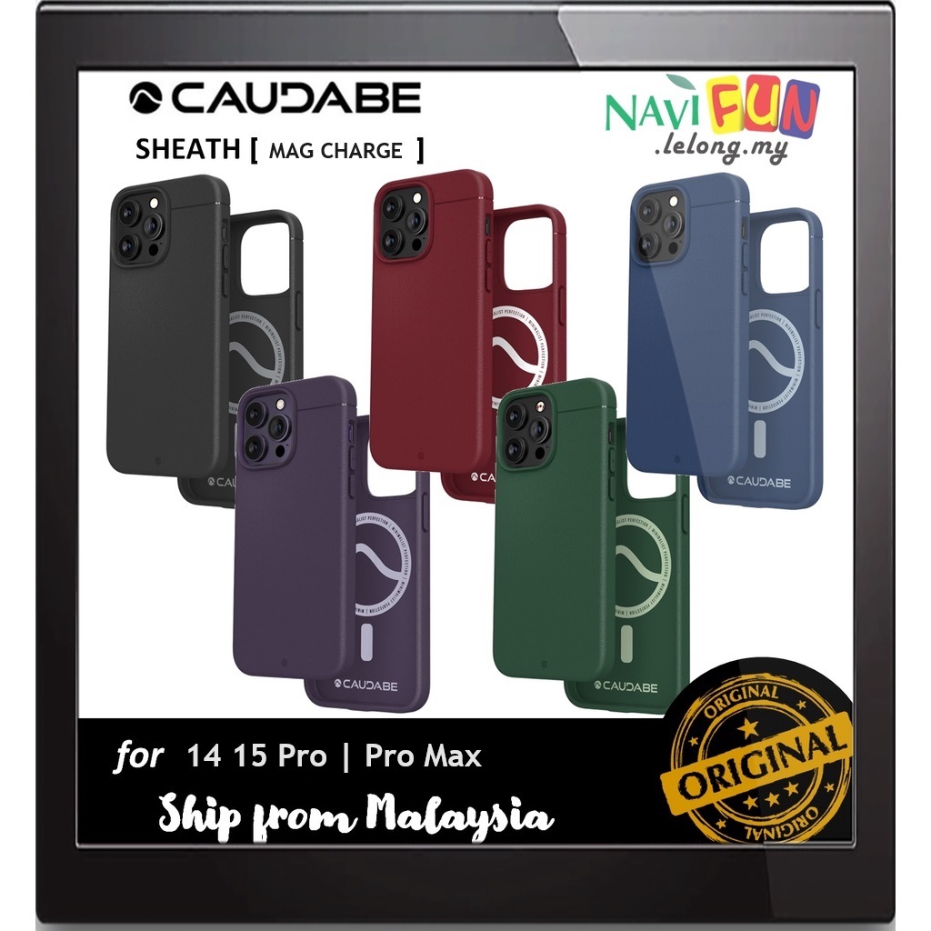 [ for i Phone 14 15 16 Pro Max ] Caudabe SHEATH [ MagCharge ] Slim ...