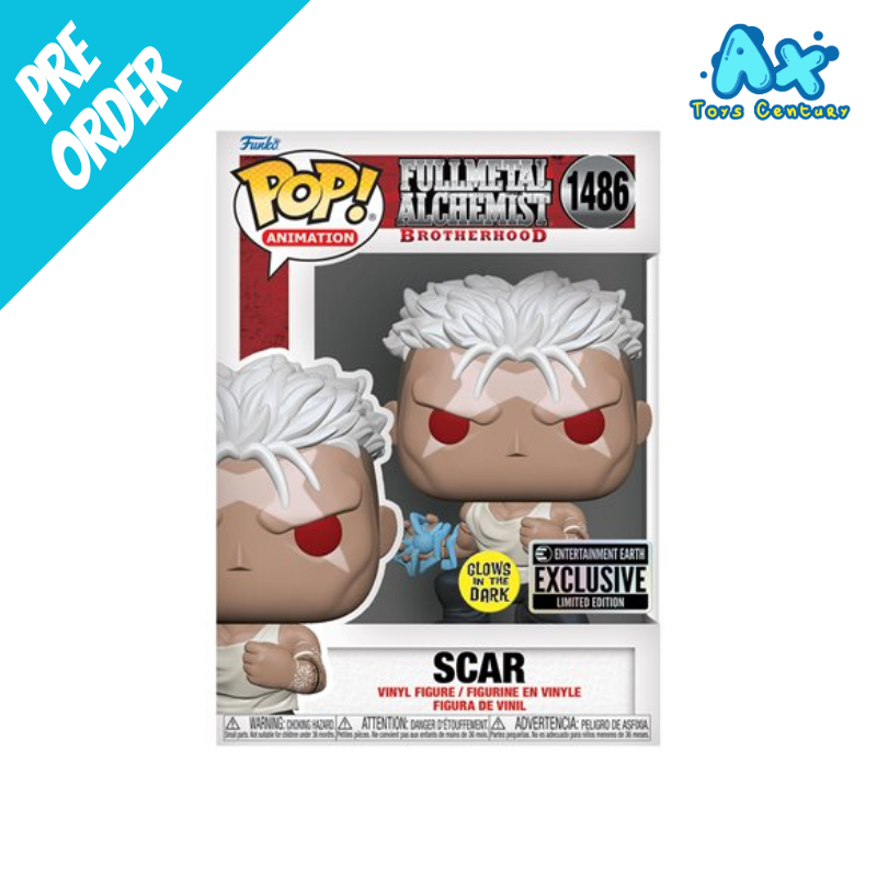[PO] Funko Pop Fullmetal Alchemist: Brotherhood Scar GITD Entertainment ...