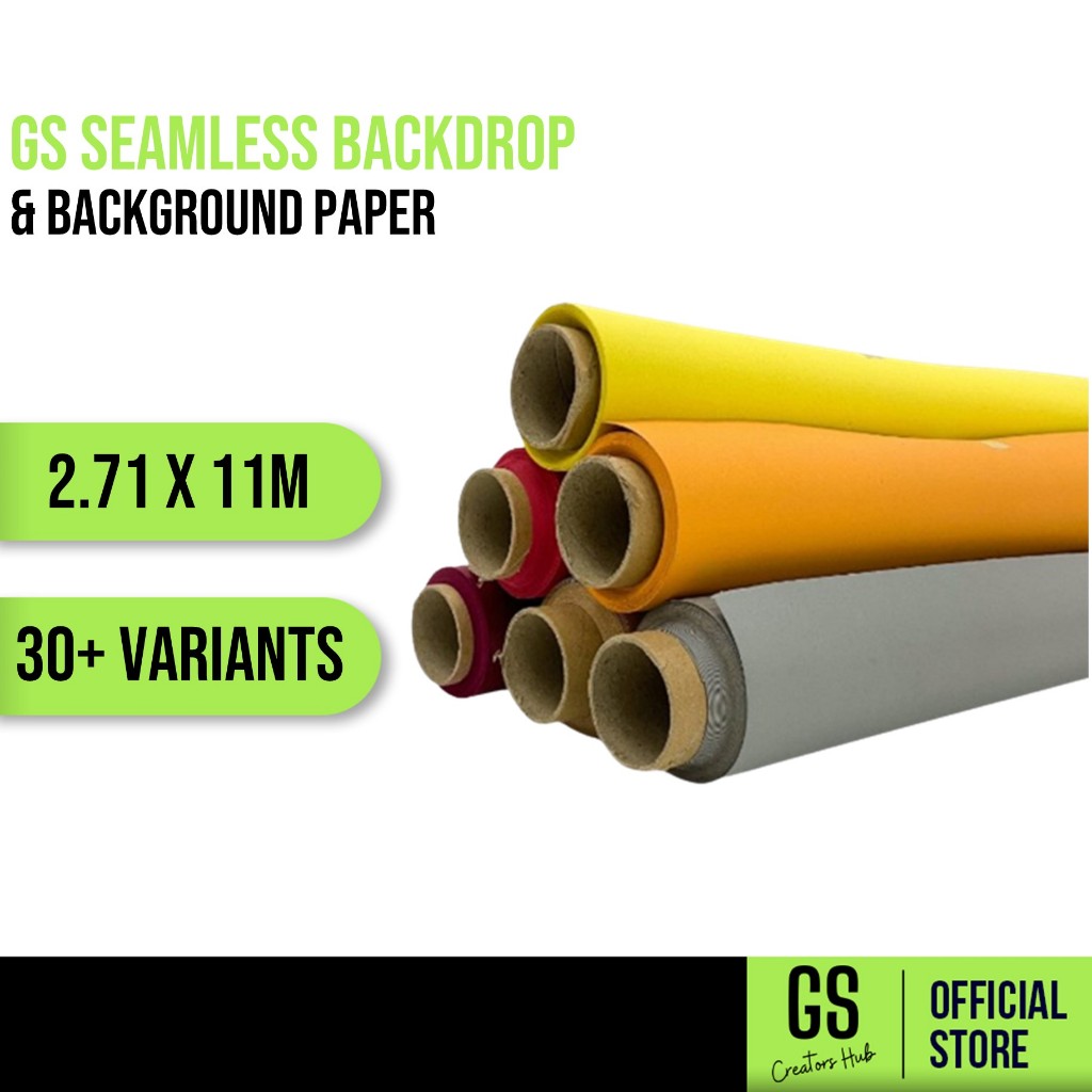 GS Seamless Backdrop & Background Paper (2.71 x 11m) Photography ...