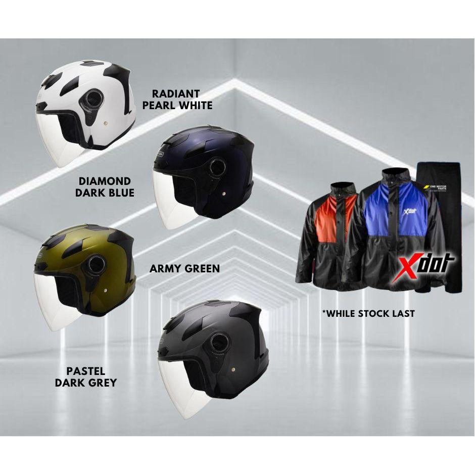 [ READY STOCK ] Grayfosh Helmet XDOT RAINCOAT | Shopee Malaysia