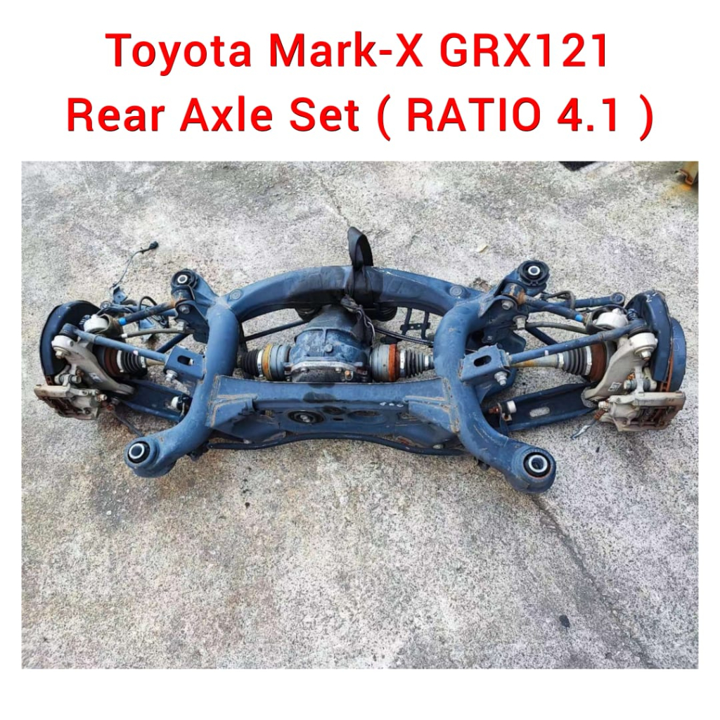Toyota Mark-X GRX121 3GR 3.0cc Rear Axle Set ( FINAL DRIVE GEAR RATIO 4 ...